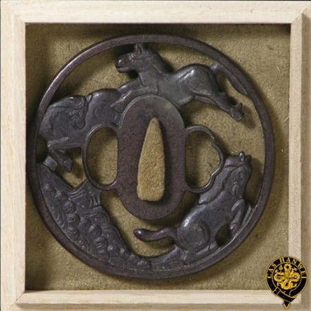 Pferd Tsuba - Samurai Schwert - Hanwei