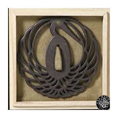 Crane Tsuba - Samurai Katana Zwaard